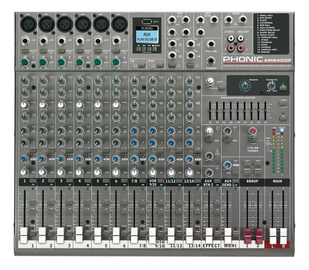 Phonic Mixer AM642DP Rental – DJRentalGear